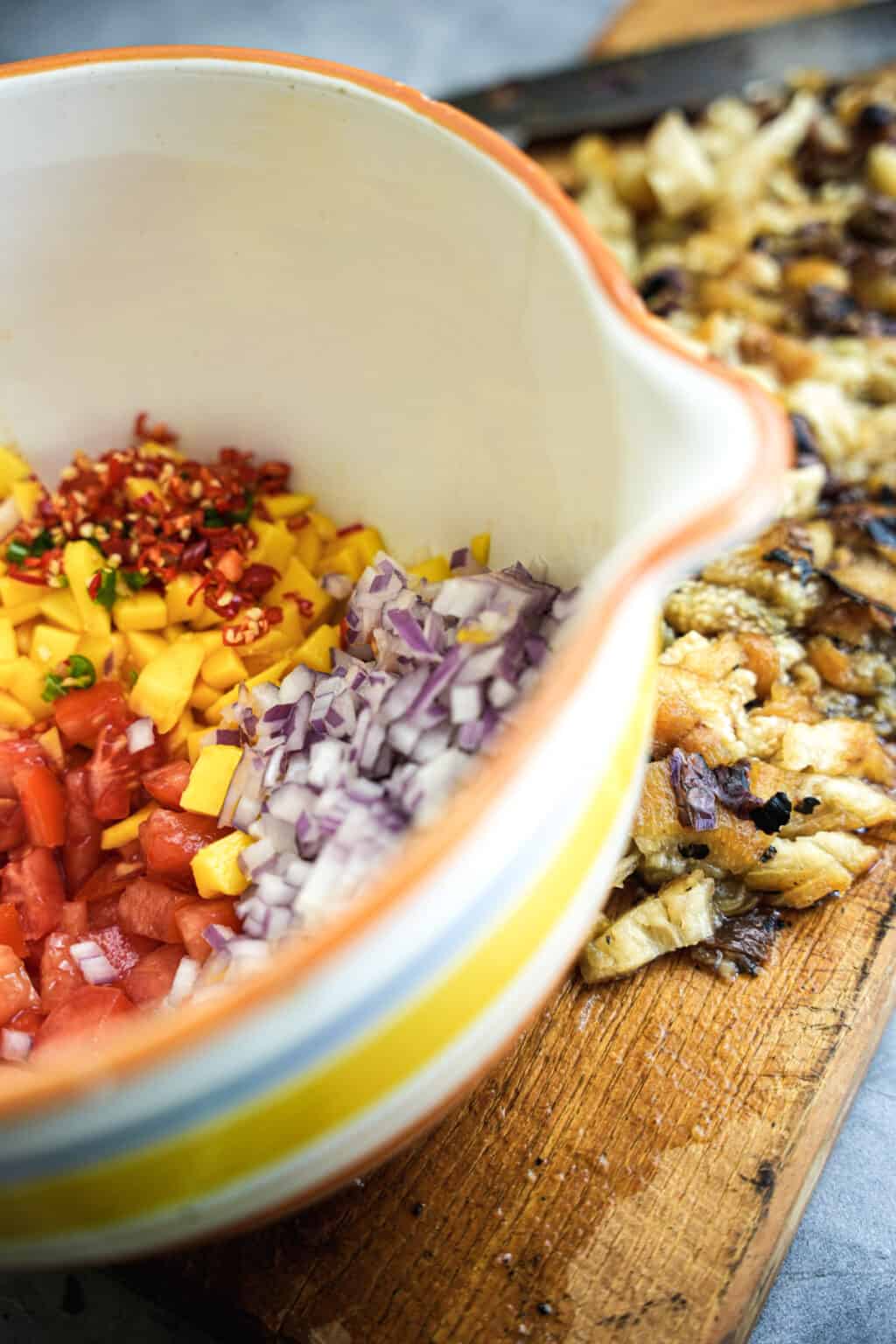 Ensaladang Talong Recipe (Filipino Eggplant Salad)