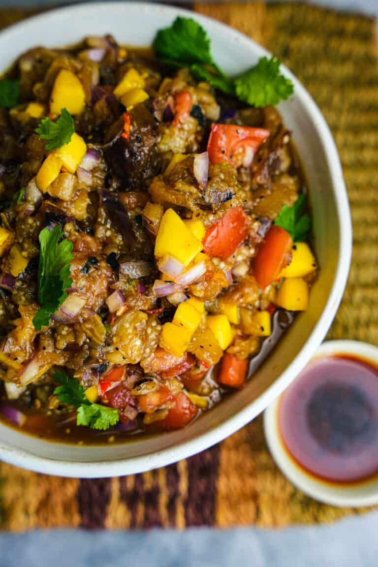 Ensaladang Talong Recipe (Filipino Eggplant Salad)