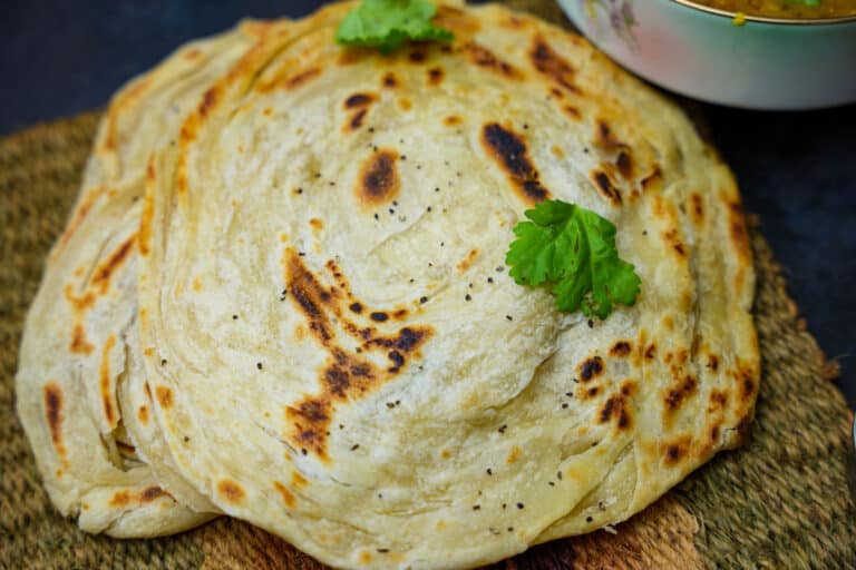 Easy Kerala Parotta recipe (Flaky Kerala Paratha)