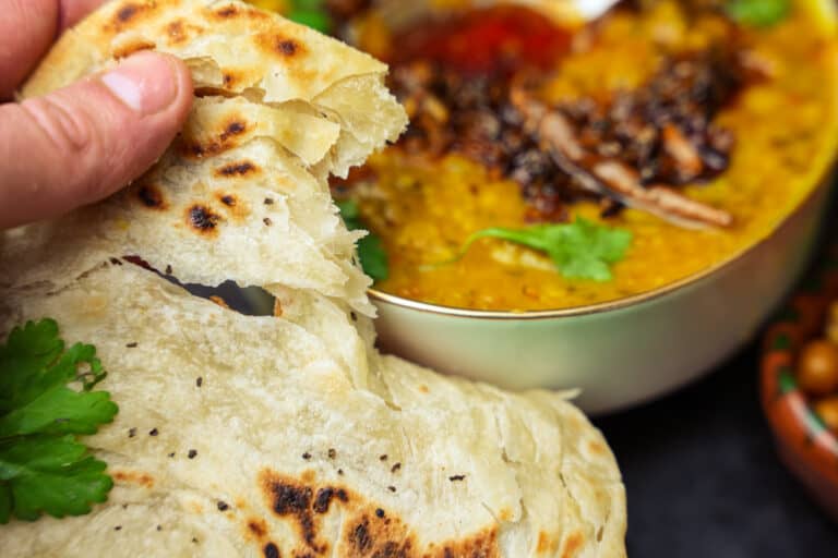Easy Kerala Parotta recipe (Flaky Kerala Paratha)