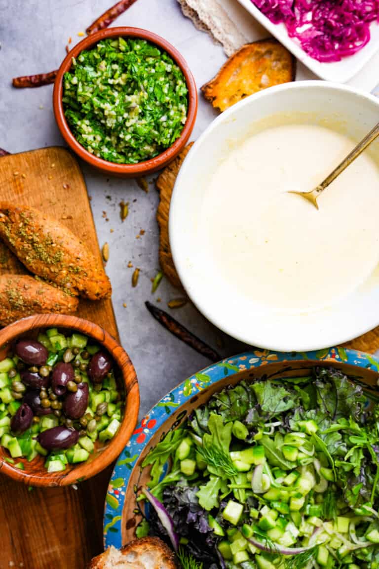 Tarator Sauce (The Easiest Arabic Tahini Sauce)