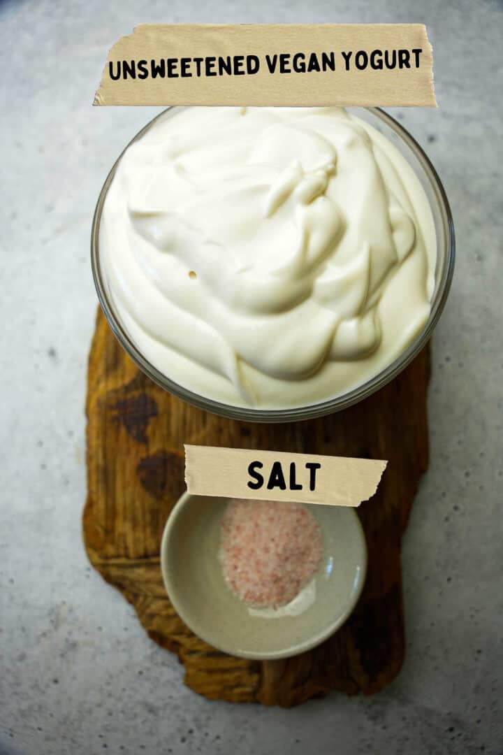 2-Ingredient Vegan Labneh