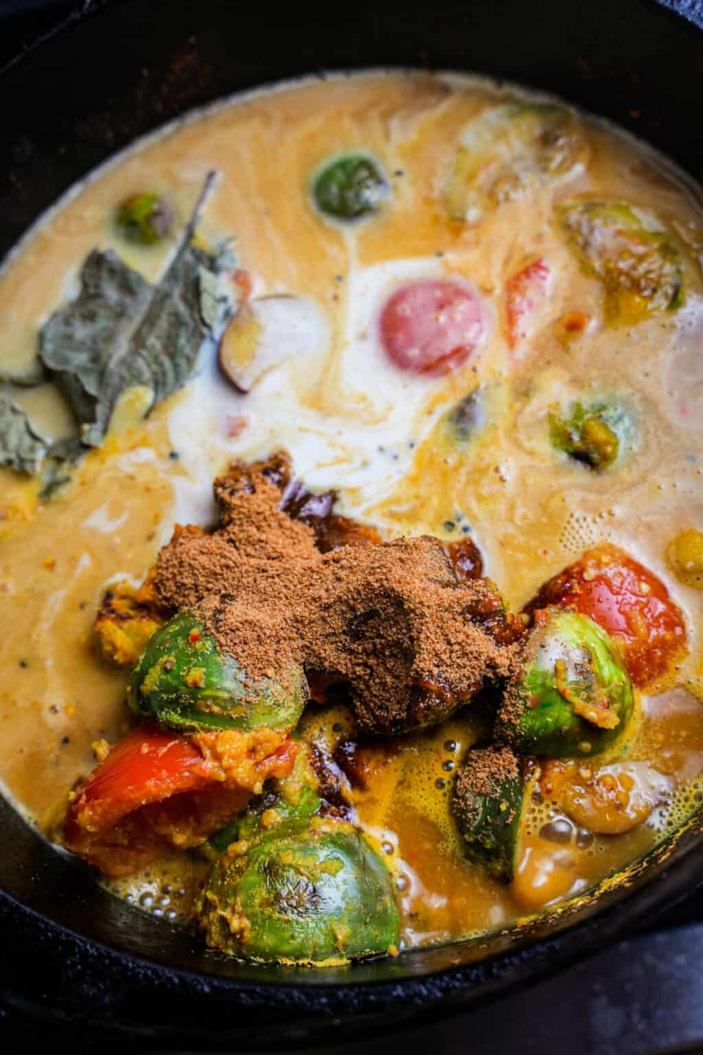 Lontong Sayur Lodeh (Indonesian Coconut Milk & Vegetable Stew)