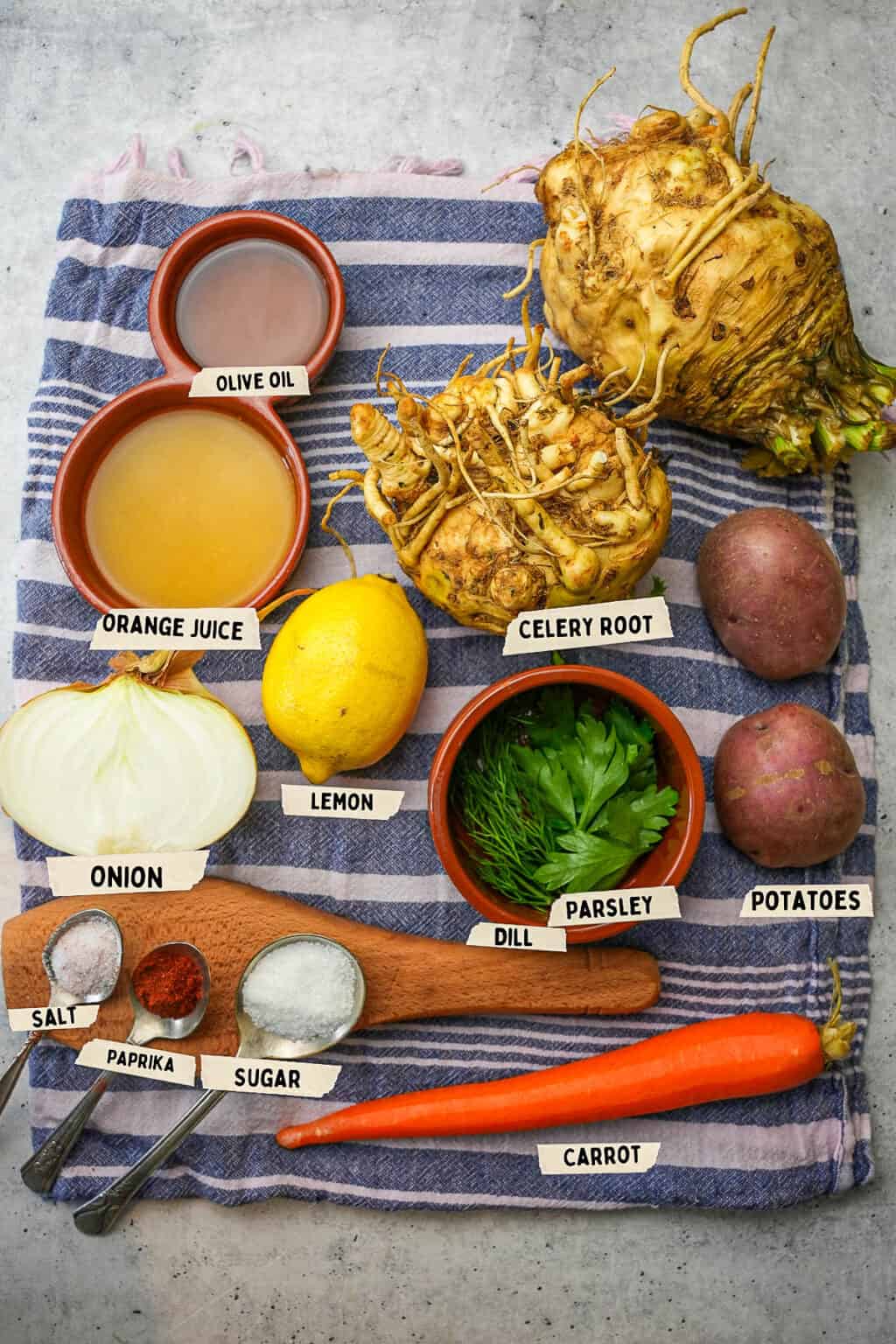 Zeytinyağlı Kereviz Yemeği (Turkish braised celery root)