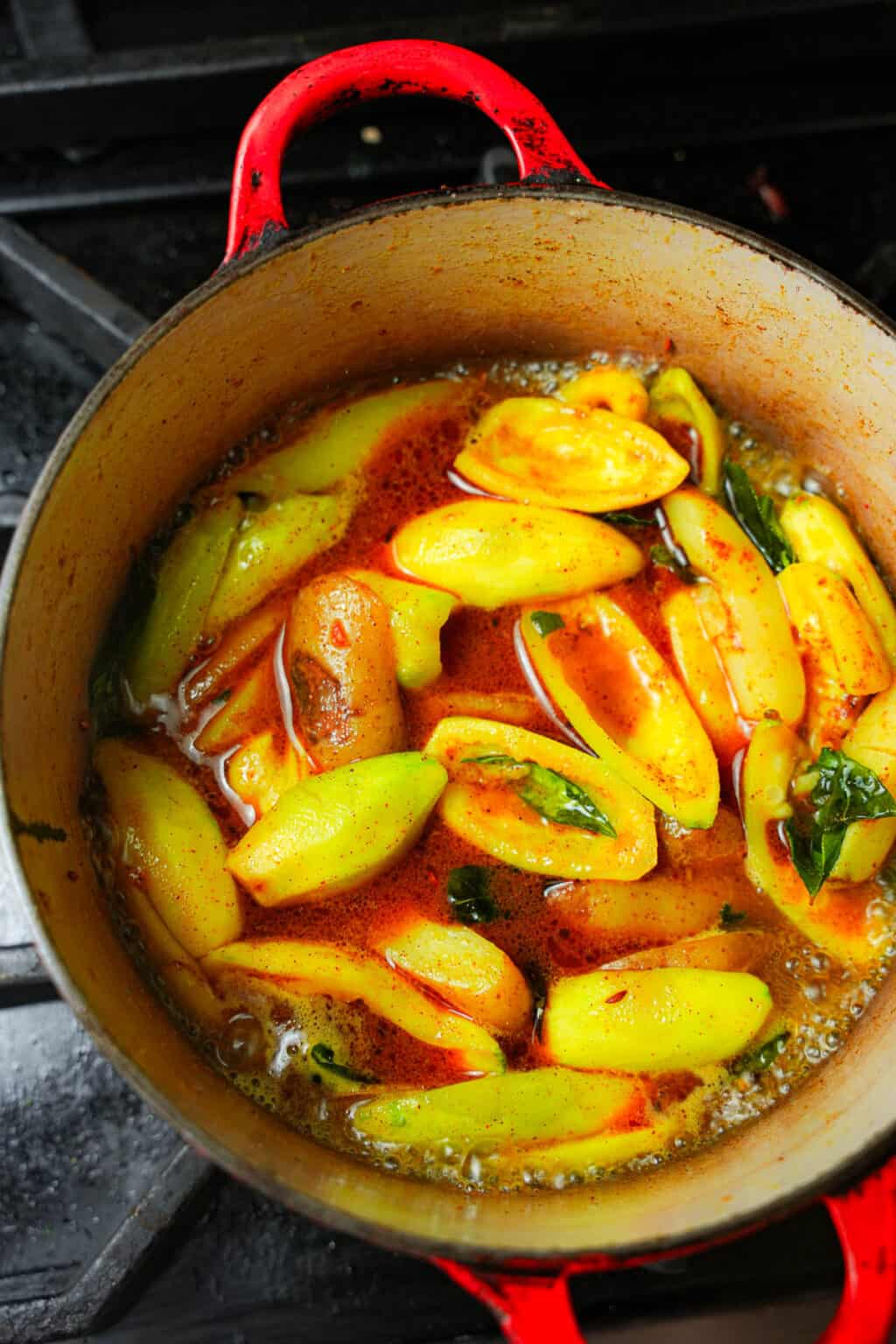 Aloo Parwal Sabji (Easy Vegan Parval Curry for Ekadasi)