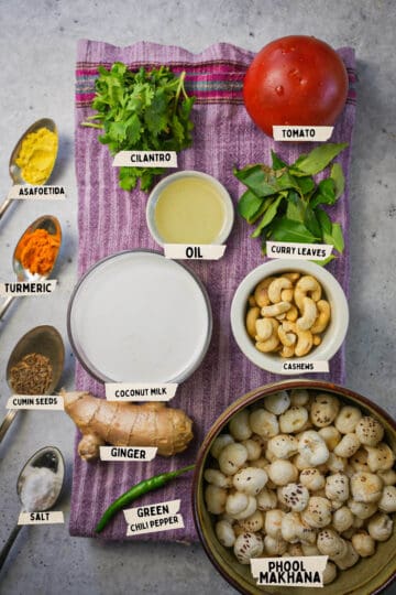 Phool Makhana Sabzi (Ekadashi Lotus Seed Curry )