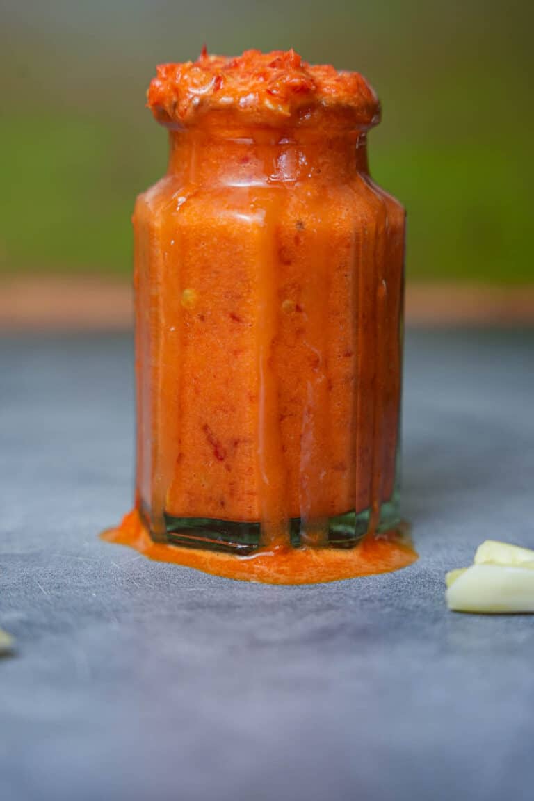 Shatta Sauce (Middle Eastern Red or Green Chili Paste)