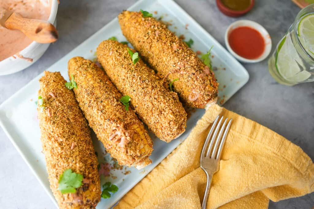 Easy Vegan Elote (Mexican Street Corn Recipe) - Cinnamon Snail