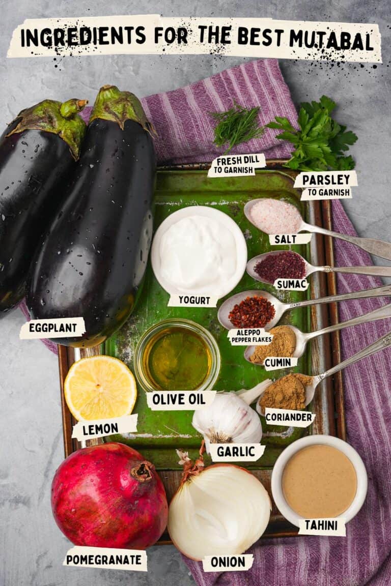 Mutabal: a Middle Eastern eggplant dip better than baba ganoush!