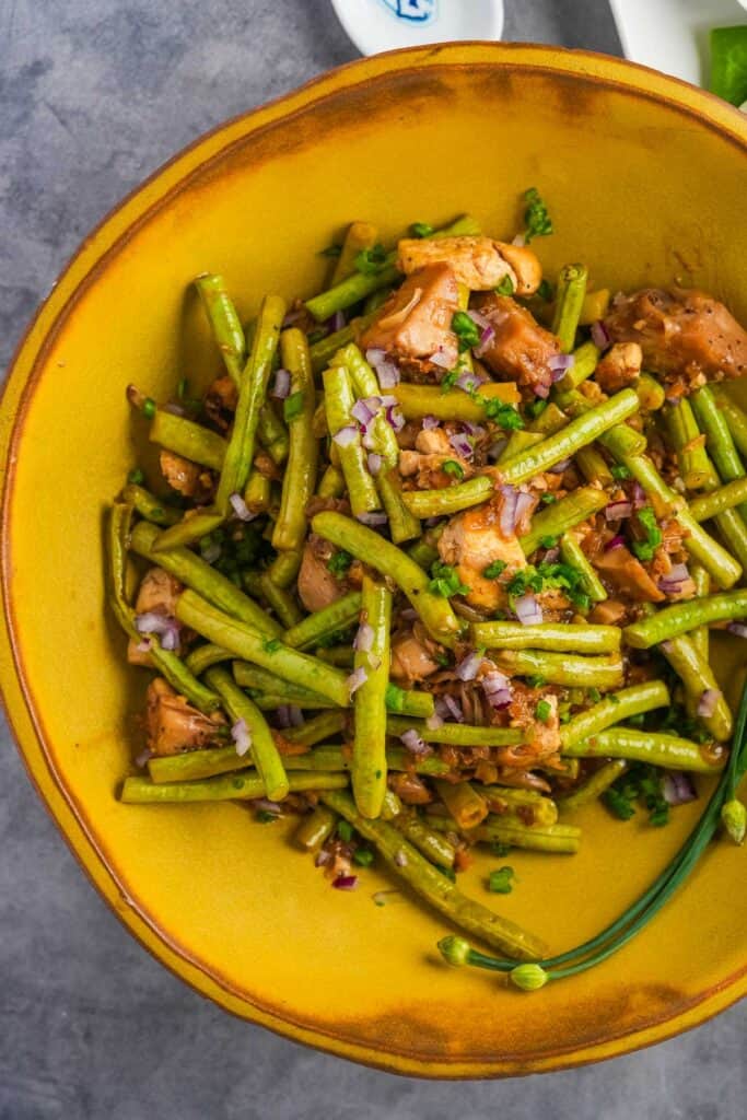 Vegan Filipino Adobong Sitaw Recipe with Jackfruit “Pork”