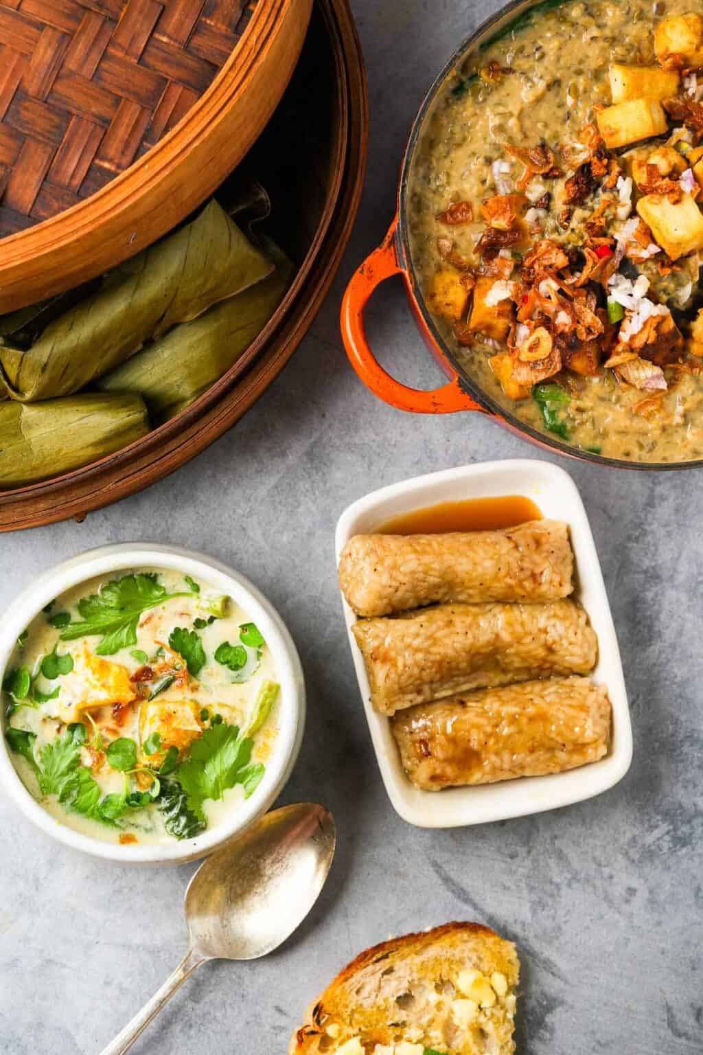 Suman Malagkit (Filipino Goey Caramel Budbud Rice) - Cinnamon Snail