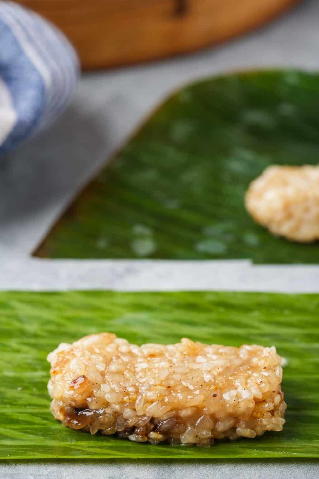 Suman Malagkit (Filipino Goey Caramel Budbud Rice) - Cinnamon Snail