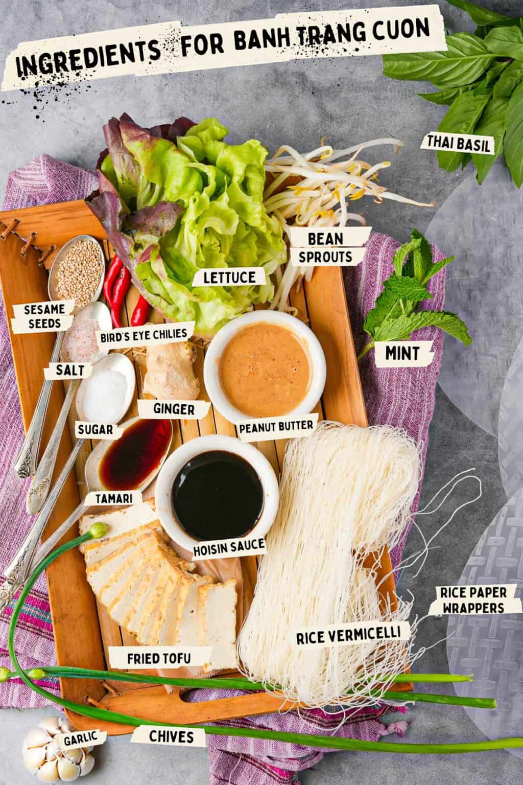 Banh Trang Cuon (Vegan Vietnamese Goi Cuon Spring Rolls) - Cinnamon Snail