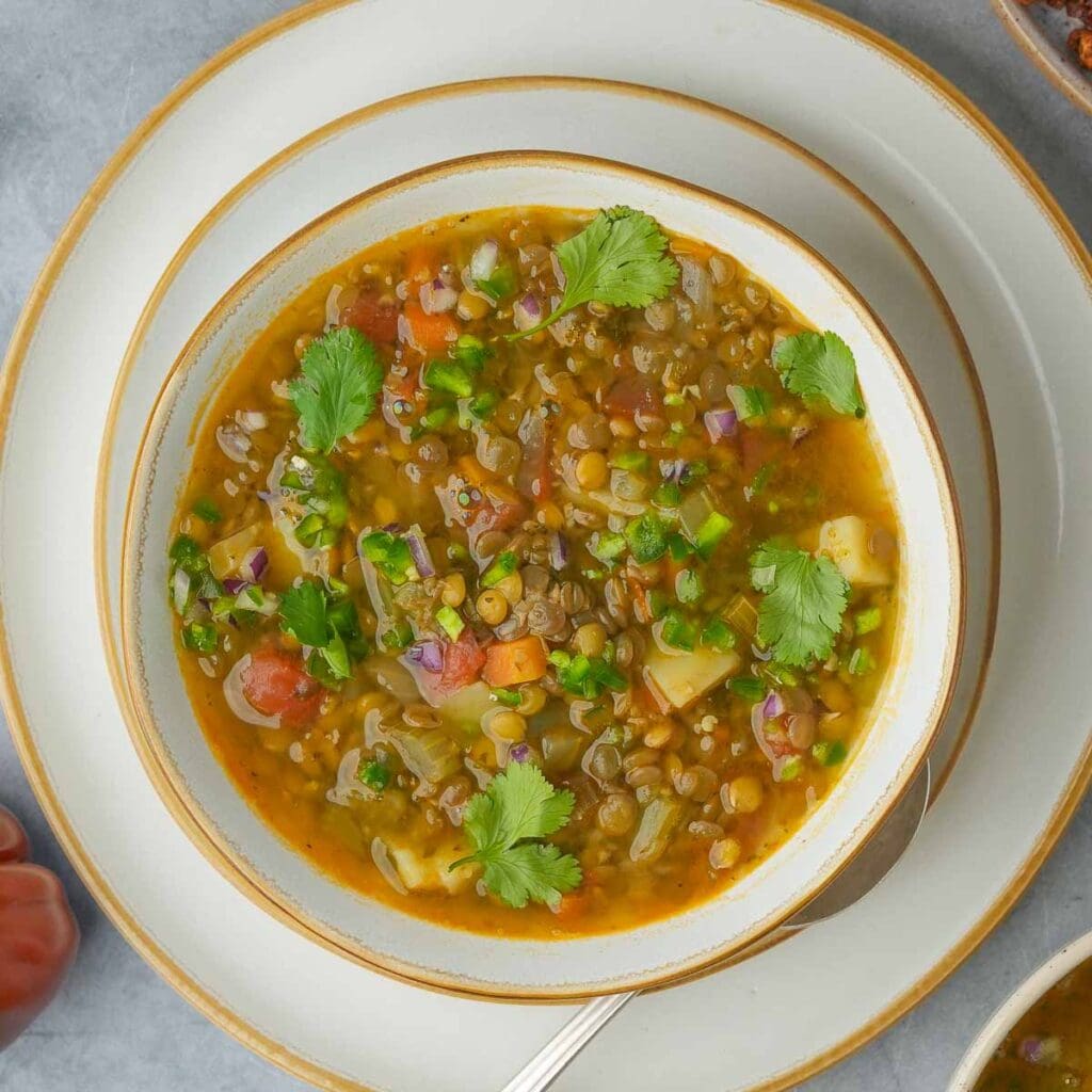 Mexican Lentil Soup (Sopa de Lentejas Recipe) - Cinnamon Snail