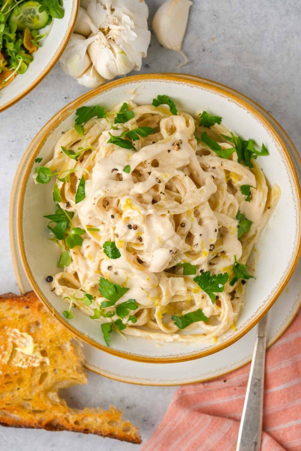 White Bean Vegan Alfredo Sauce Recipe - Cinnamon Snail