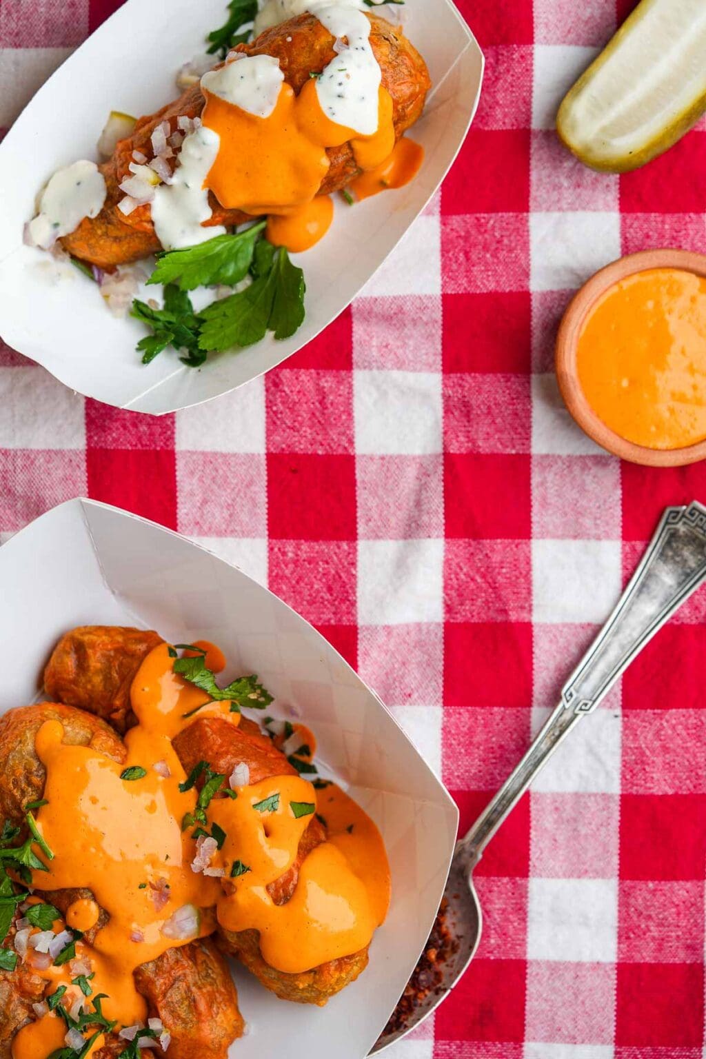 Vegan Buffalo Chicken Wings - Cinnamon Snail