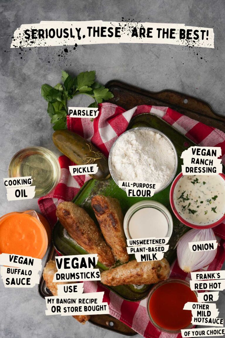 Vegan Buffalo Chicken Wings - Cinnamon Snail