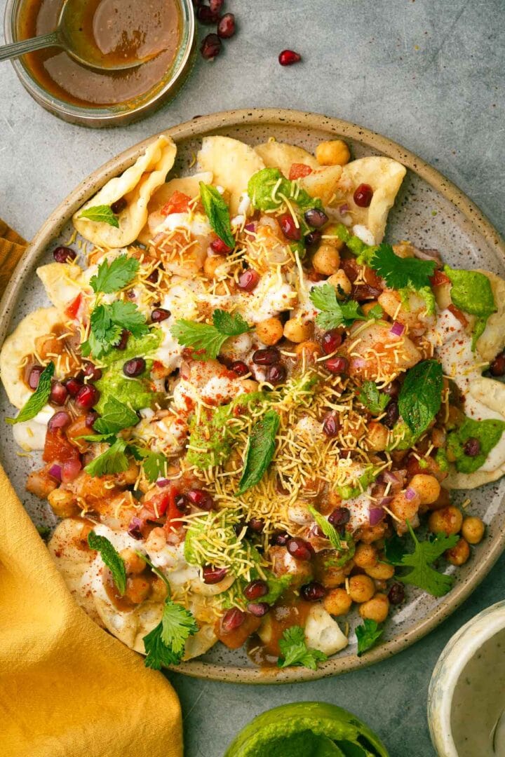 Vegan Aloo Papri Chaat - Cinnamon Snail