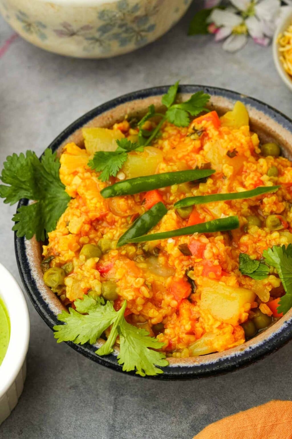 Daliya (Vegan Bulgur Khichdi) - Cinnamon Snail