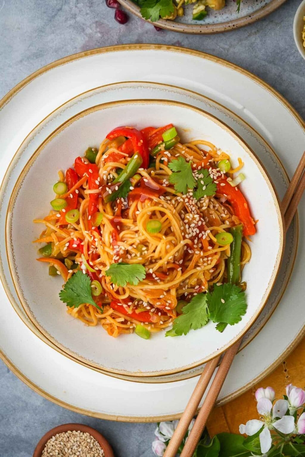 Vegan Hakka Noodles (Desi Style Indo-Chinese Recipe) - Cinnamon Snail