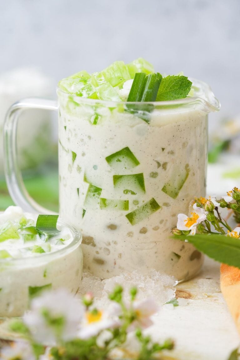 Buko Pandan Salad – Vegan Filipino Jello Dessert Recipe