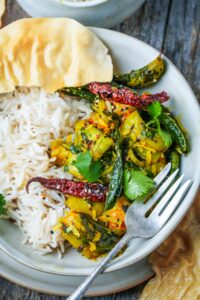 Beerakaya Sabji Recipe (Sattvic Ridge Gourd Curry) - Cinnamon Snail