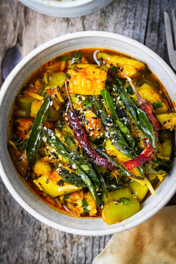Beerakaya Sabji Recipe (Sattvic Ridge Gourd Curry) - Cinnamon Snail