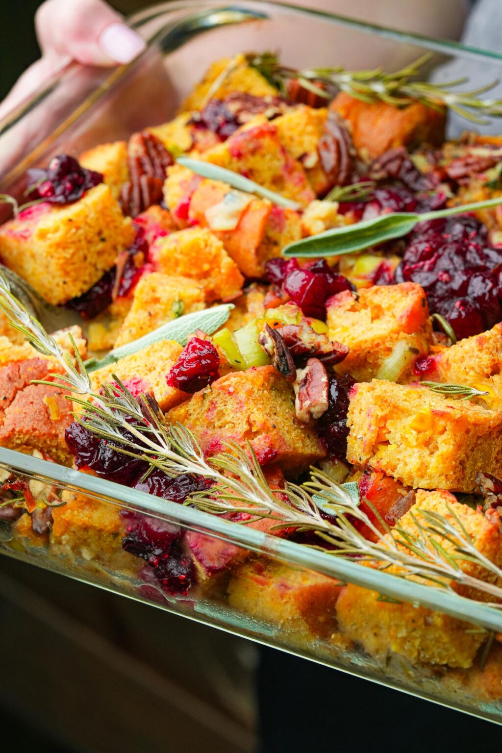 The Best Vegan Cornbread Stuffing Recipe - Cinnamon Snail