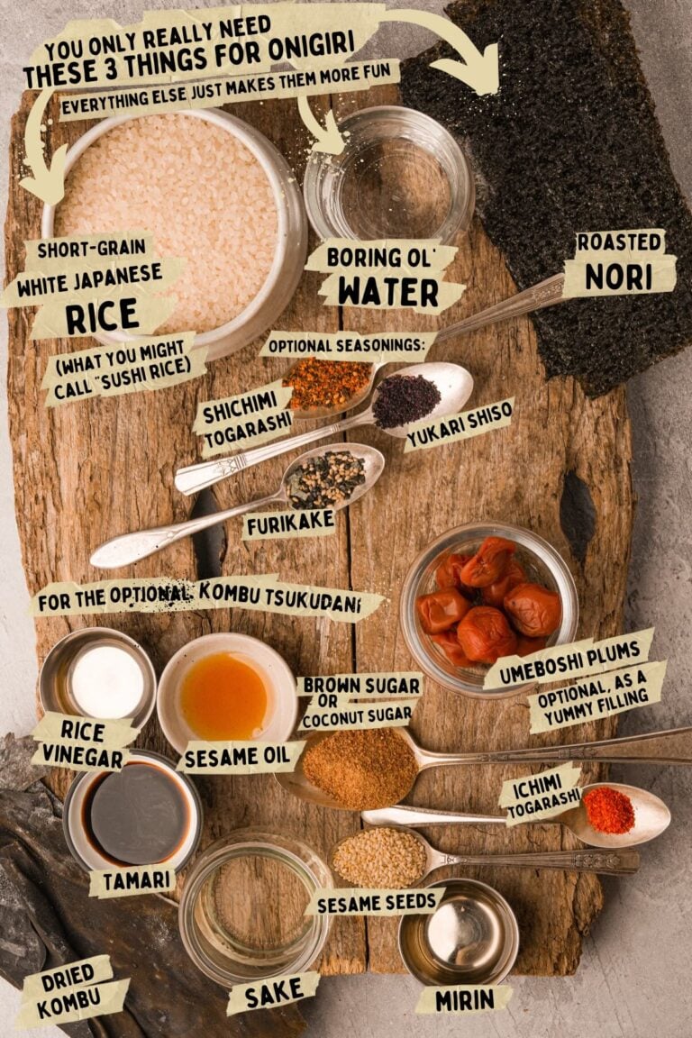 Onigiri (Vegan Japanese Rice Balls Recipe)