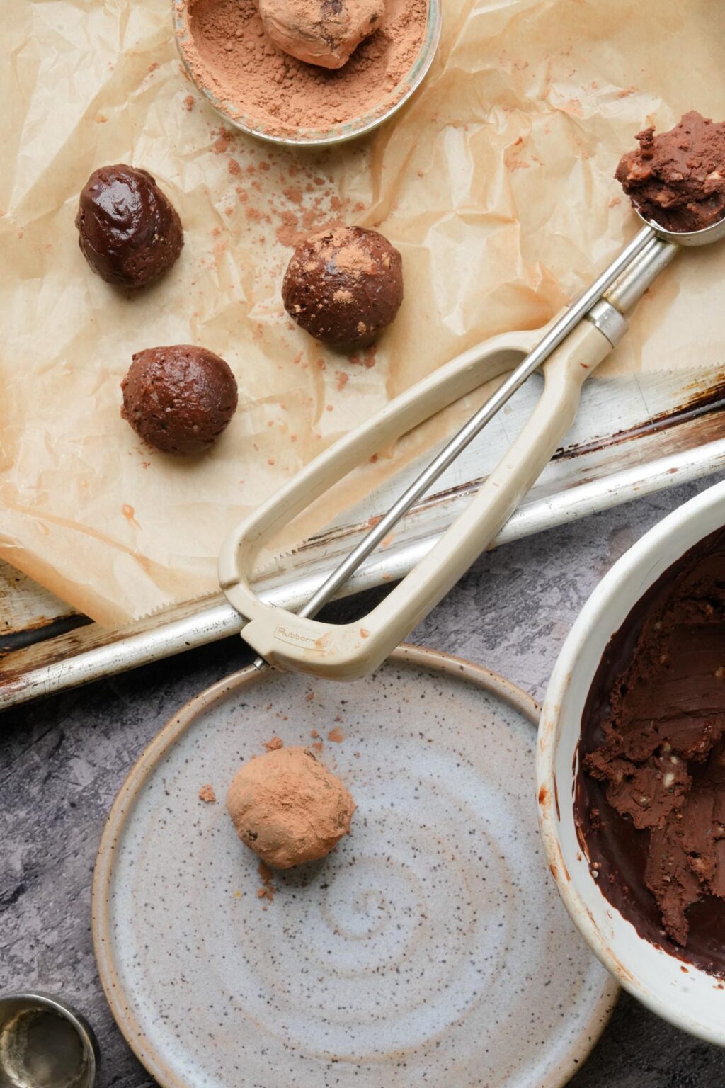 Dark Chocolate Hazelnut Truffles (Vegan)
