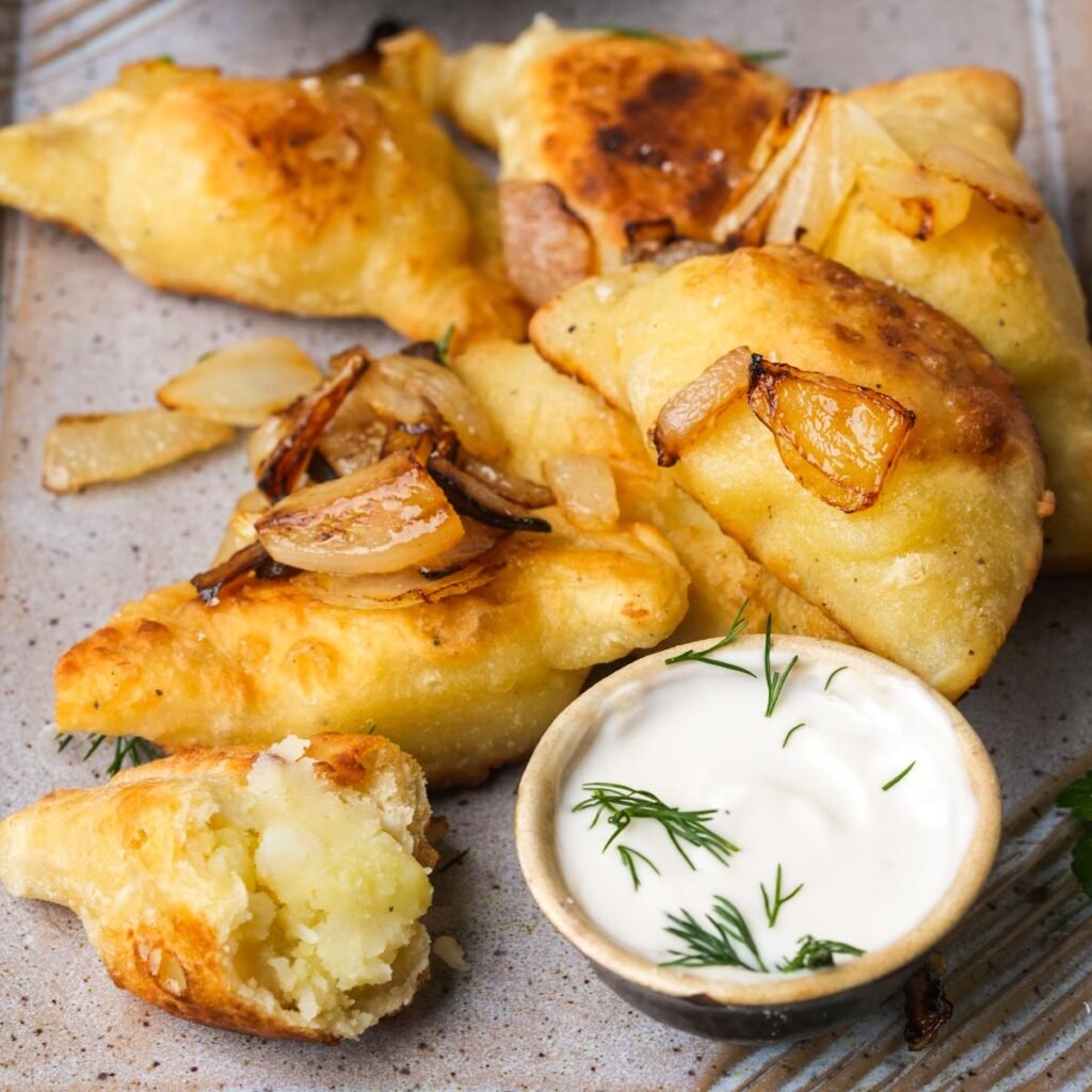 Easy Vegan Pierogies (Fried Onion and Potato)