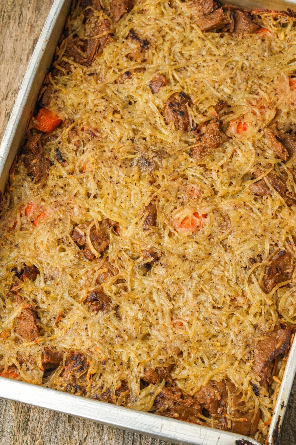 Vegan Yapchik (Potato Kugel with Seitan)