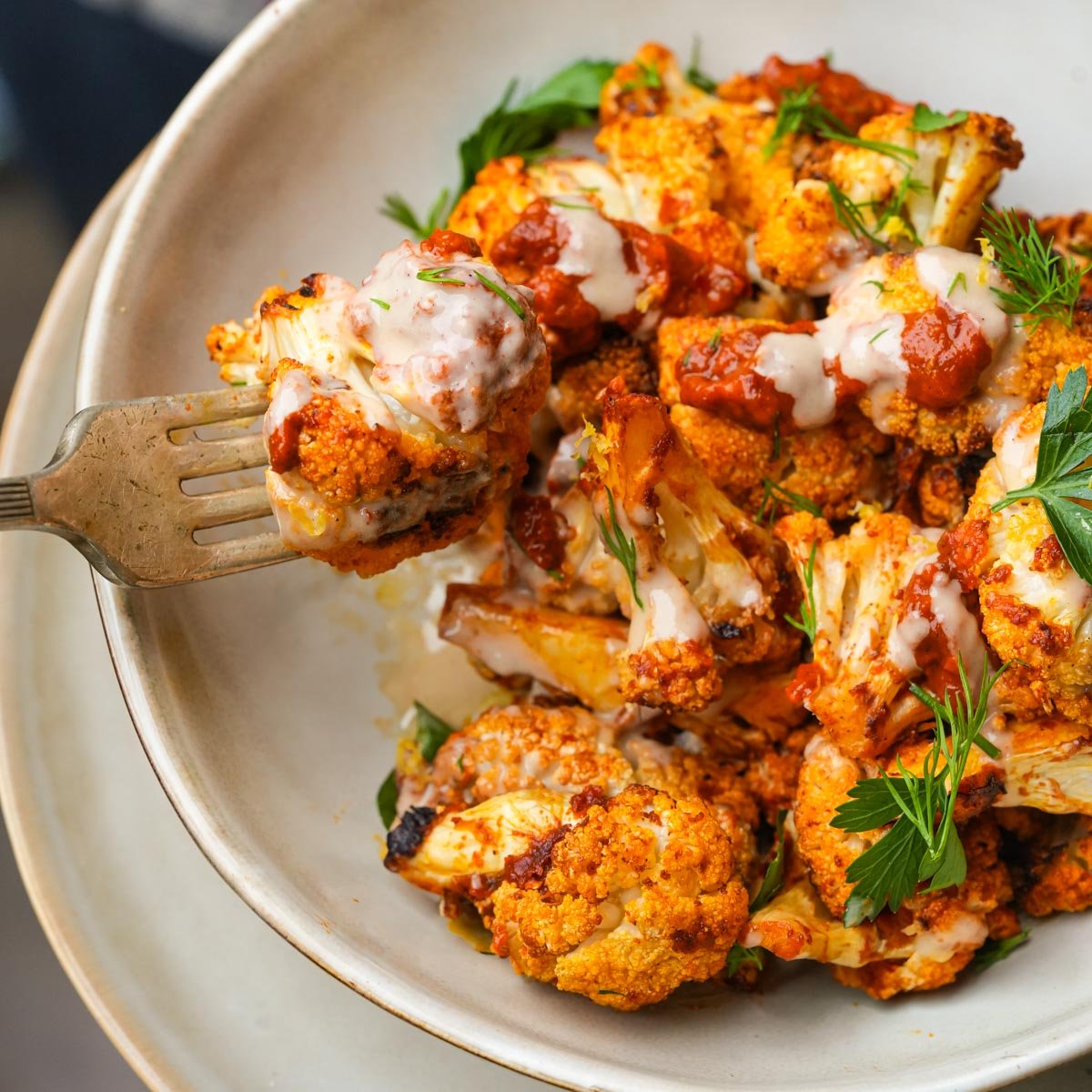 Harissa Roasted Cauliflower Recipe