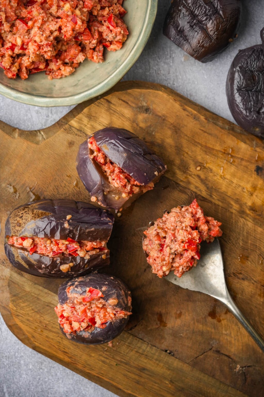 Makdous Recipe (Oil Cured Pickled Eggplant)