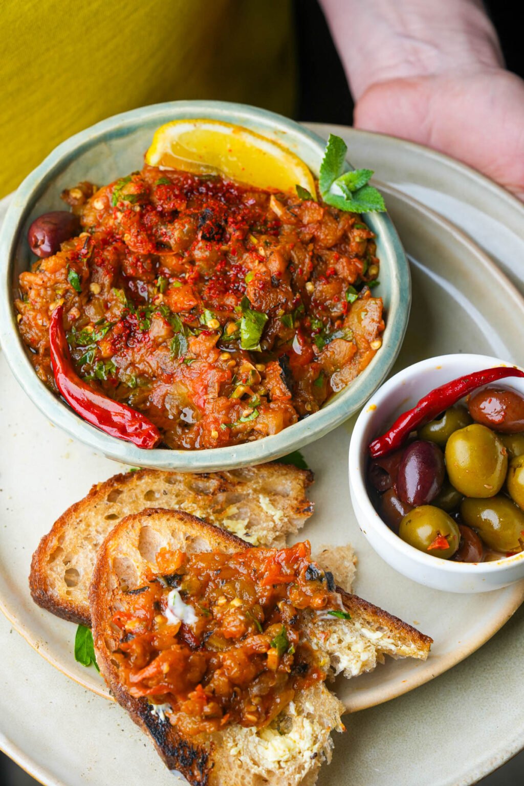 Zaalouk Recipe (Moroccan Eggplant and Tomato Salad)