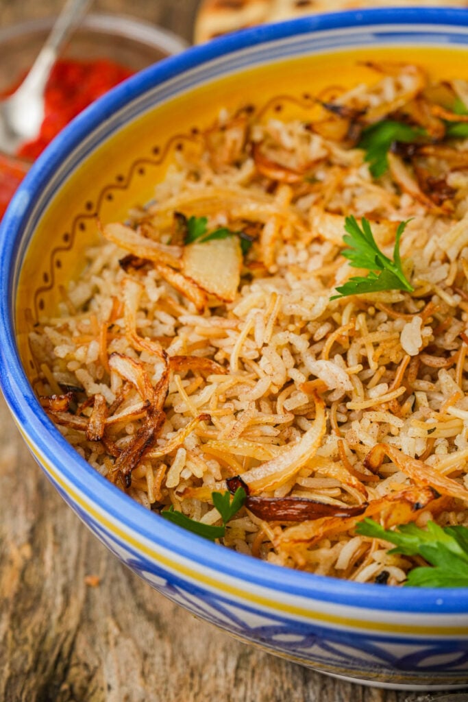 Egyptian Rice Recipe (Roz bel Shareya)