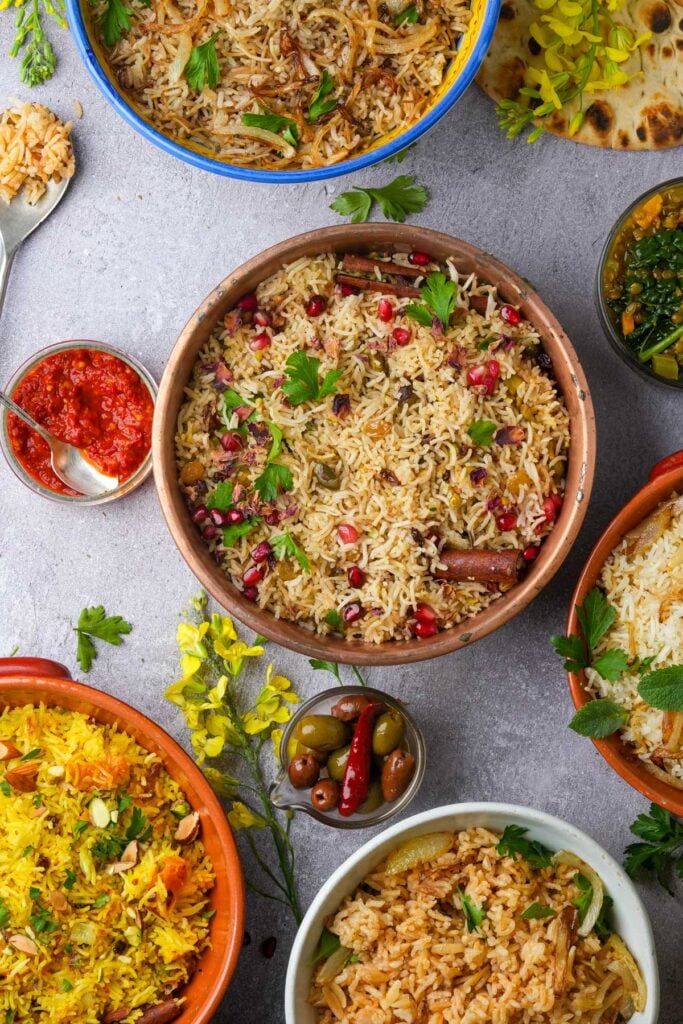 Persian Rice Recipe (Jeweled Rice Pilaf)