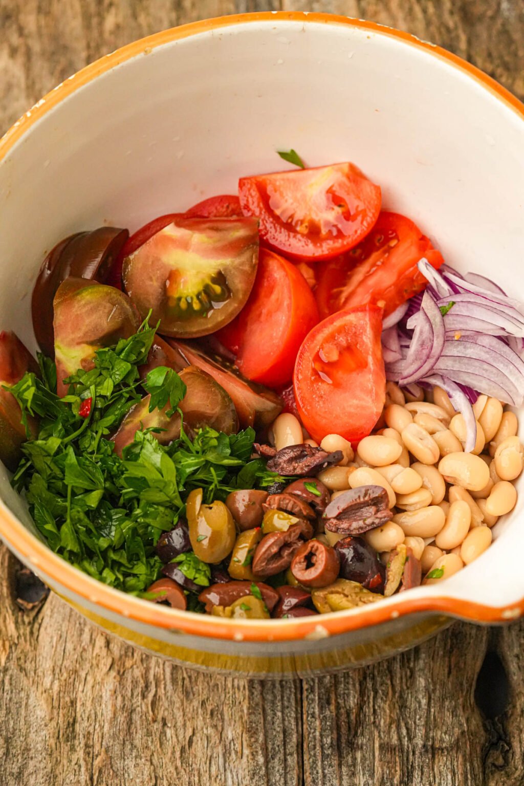 Piyaz Recipe (Turkish White Bean Salad)