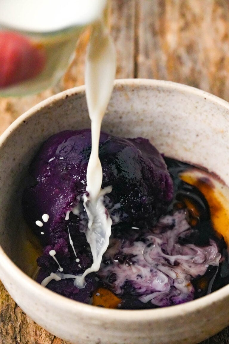 Ube Pancakes Recipe (Filipino Purple Yam Pancake)
