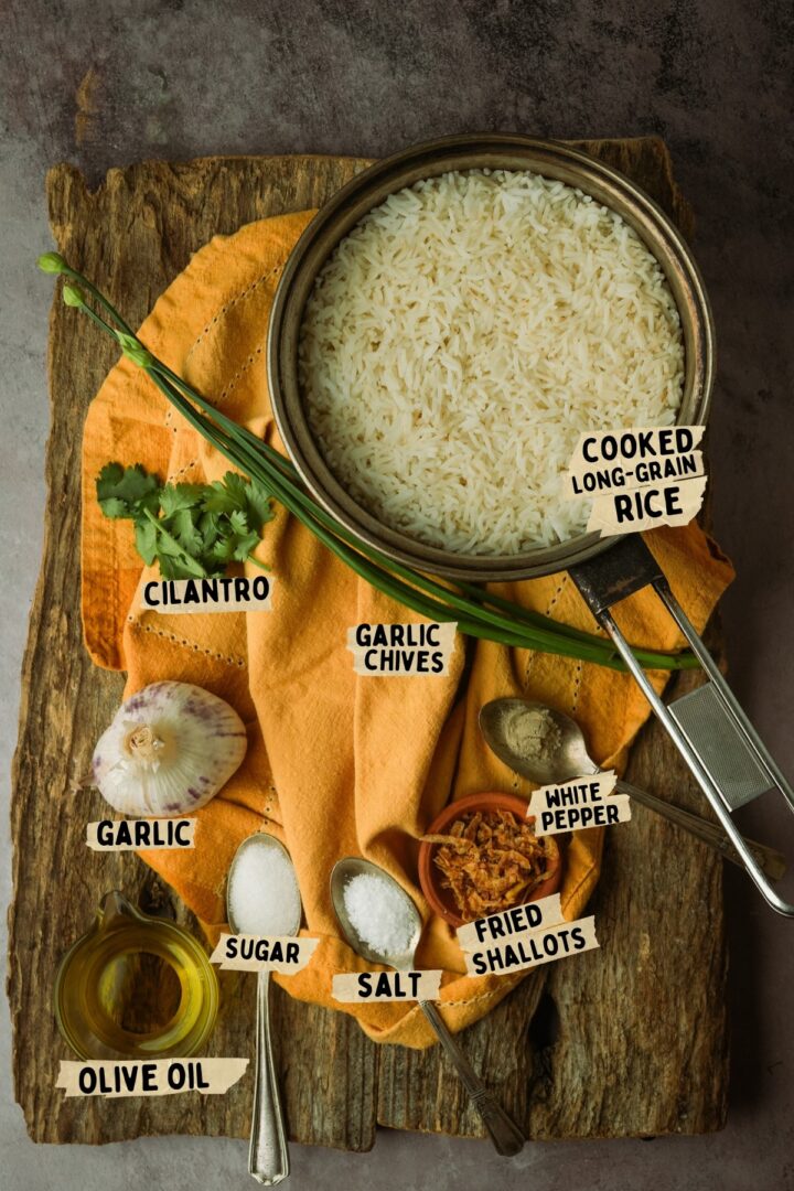 Sinangag Recipe (Filipino Garlic Fried Rice)