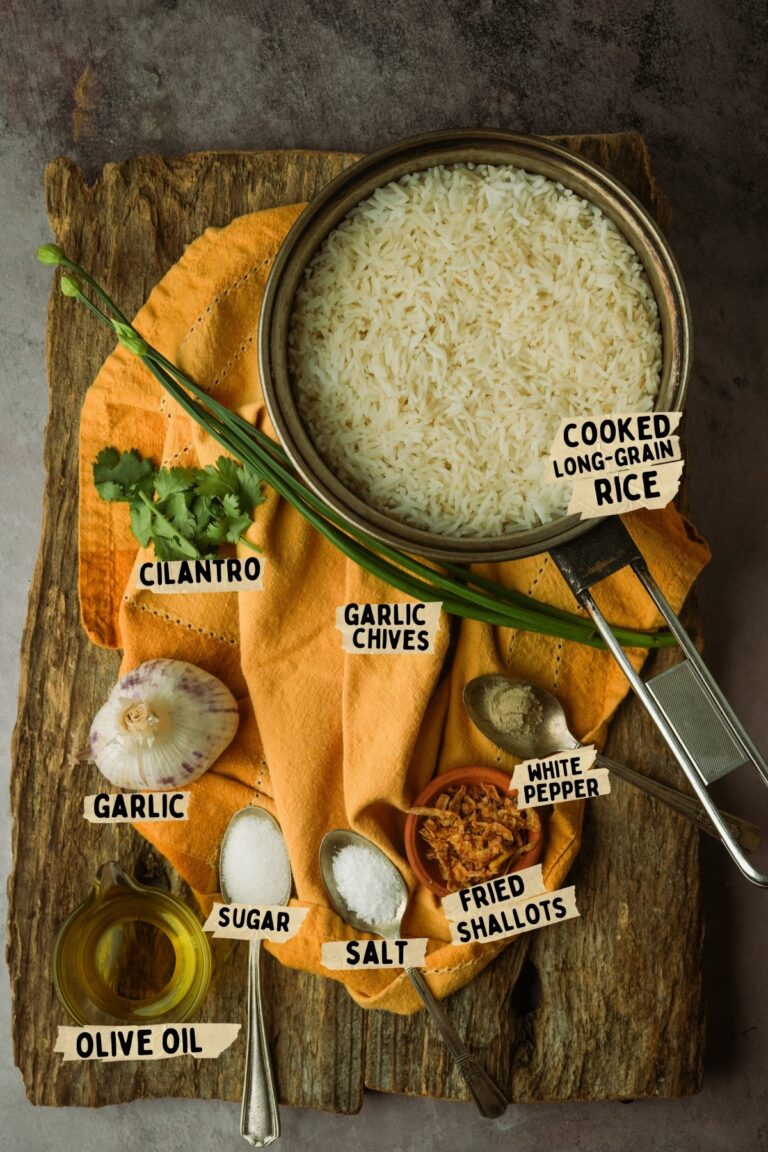 Sinangag Recipe (Filipino Garlic Fried Rice)