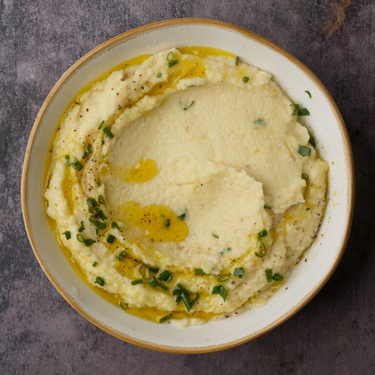 Roasted Garlic Parsnip Purée