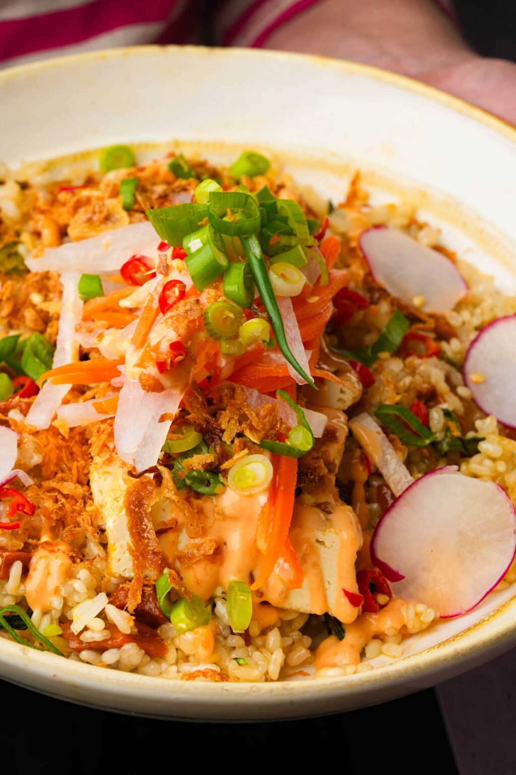 Vietnamese Sticky Rice (Vegan Xôi Mặn Recipe)